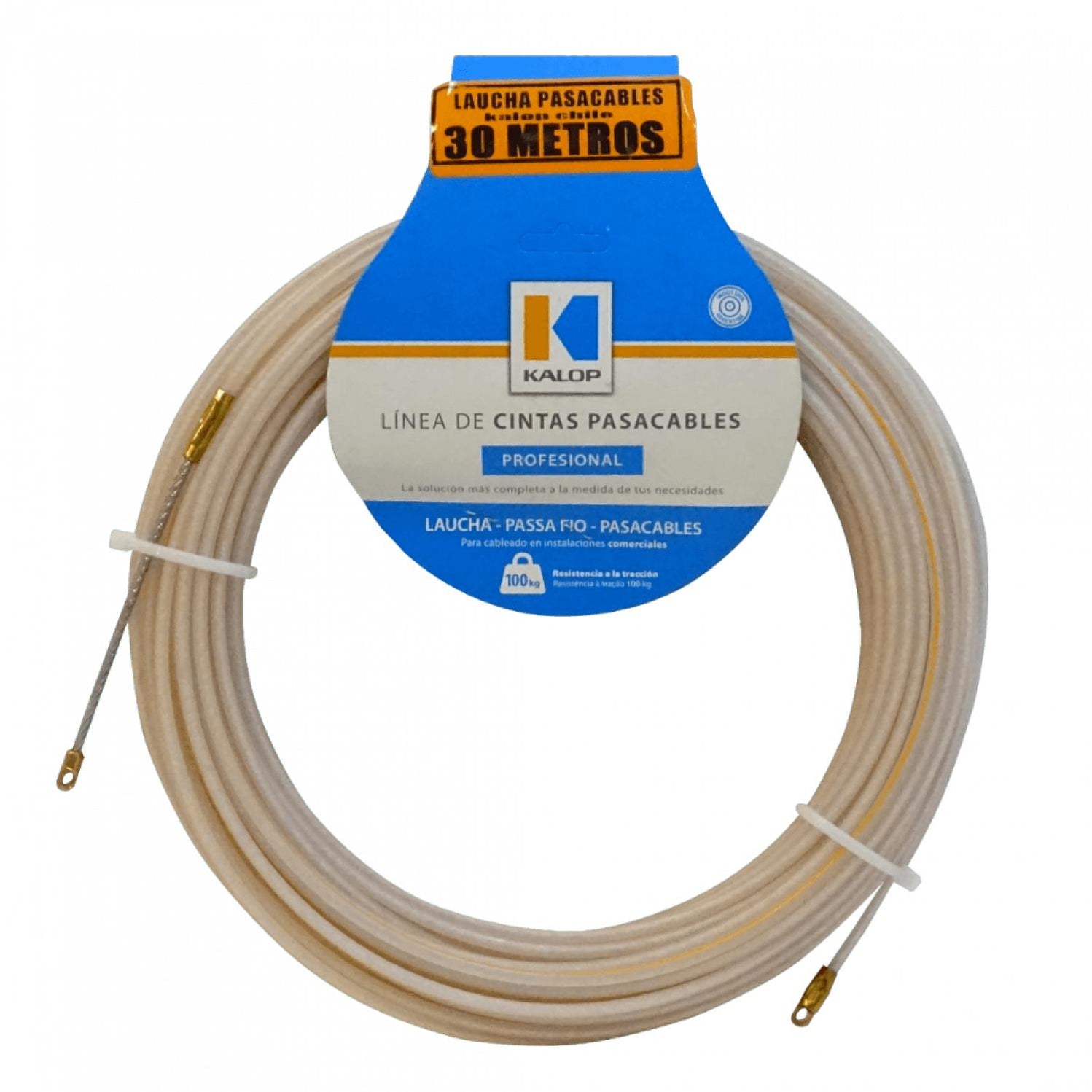 Pasacables 30m KALOP de acero Clickbox